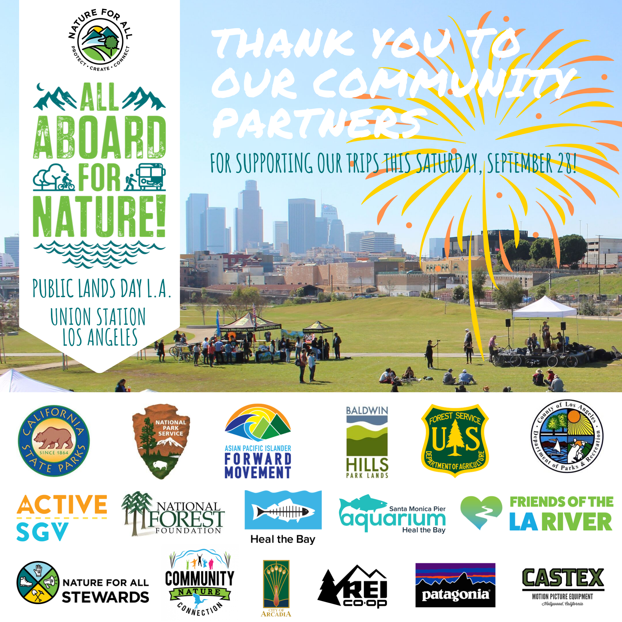 All Aboard for Nature: Public Lands Day Event – Nature for All